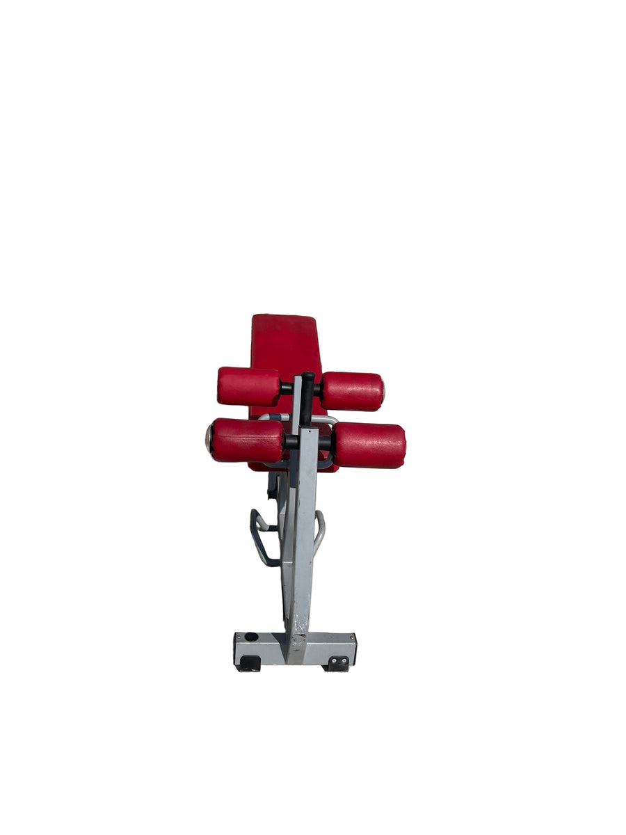 TECHNOGYM PURE ADJUSTABLE DECLINE/AB CRUNCH – RED– My Fitness Junction