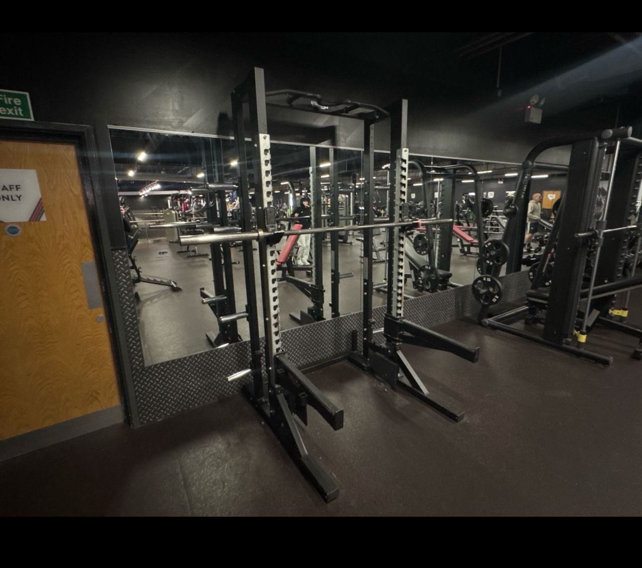 Technogym Olympic Half squat rack– My Fitness Junction