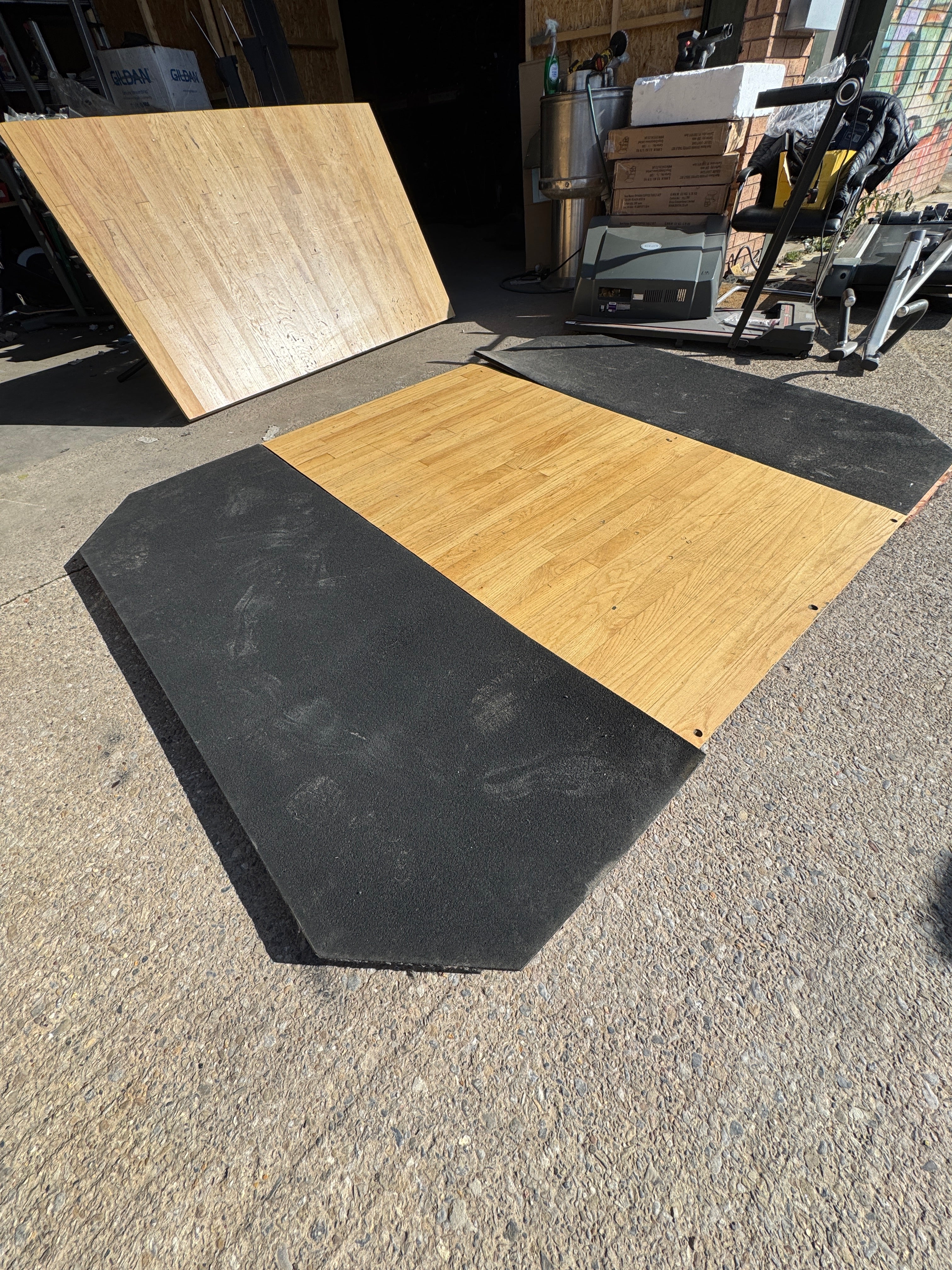 Wooden Lifting Platform / Gym Platform – 2.52m x 1.8m– My Fitness Junction